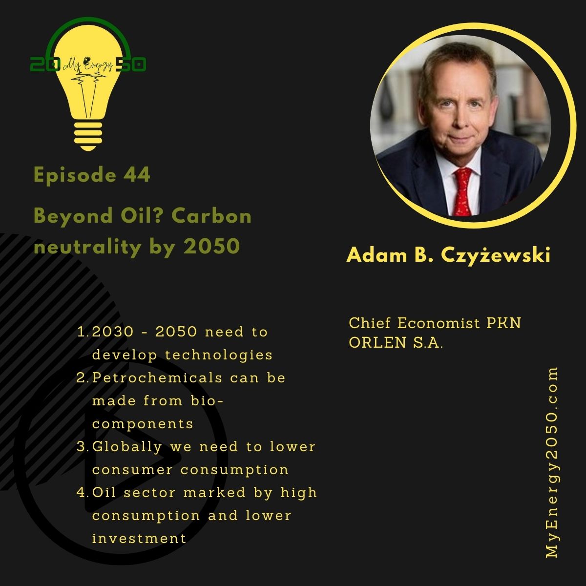 Beyond Oil? Carbon neutrality by 2050 — Adam Czyzewski (Ep 44) – My ...