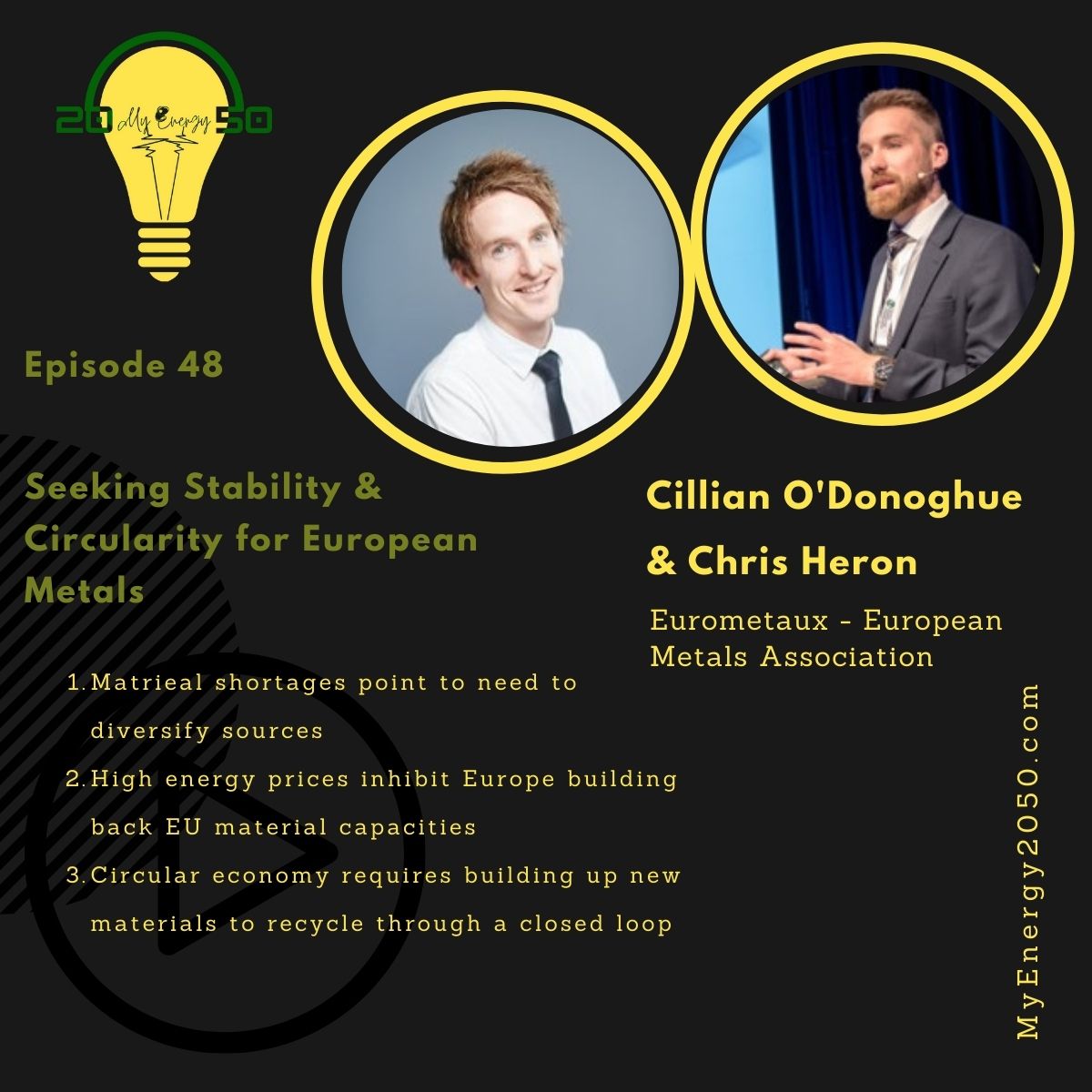 Seeking Stability & Circularity for European Metals — Chris Heron and Cillian O’Donoghue (48 ...