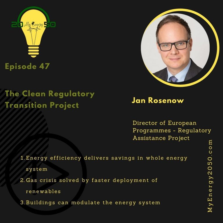 The Clean Regulatory Transition Project — Jan Rosenow (47) – My Energy 2050
